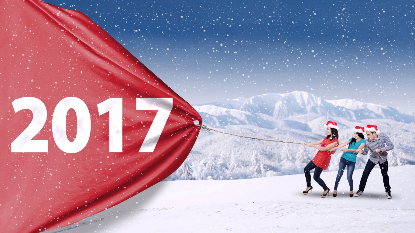 novyi-god-prazdnik-2017-dve-devushki-aziatki-briunetki-shapk | Max Travel